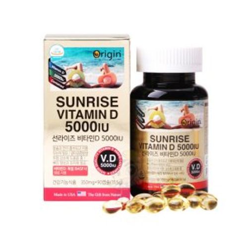 오리진 선라이즈 비타민D 5000IU 효능, 부작용, 실제 후기, 성분, 복용법 (2025) | 필라이즈