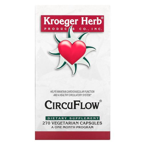 Kroeger Herb Co CircuFlow 효능, 부작용, 실제 후기, 성분, 복용법 (2025) | 필라이즈