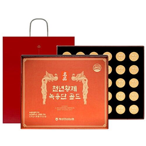 개성인삼농협 천년황제 녹용단골드 3.75g 30환 효능, 부작용, 실제 후기, 성분, 복용법 (2025) | 필라이즈